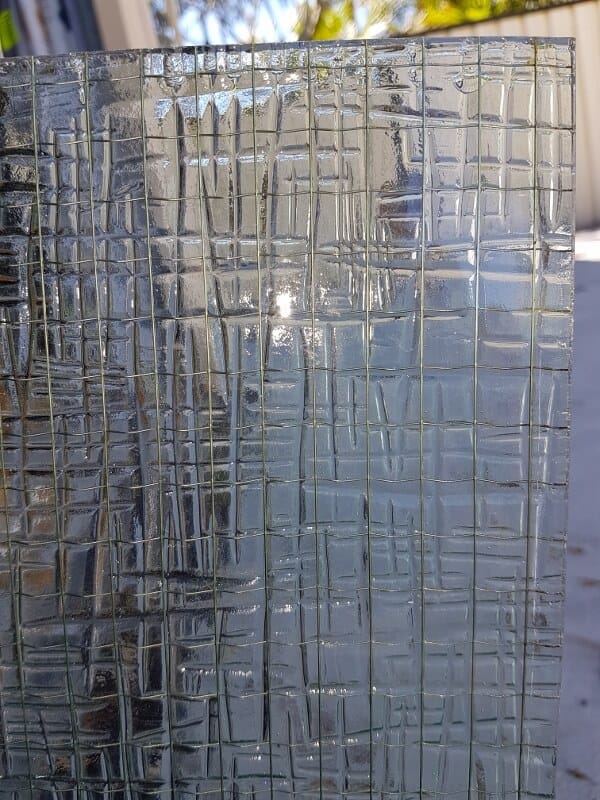 Unbreakable Glass Range of Glass Types Criss Cross Rectangle Embossed ...